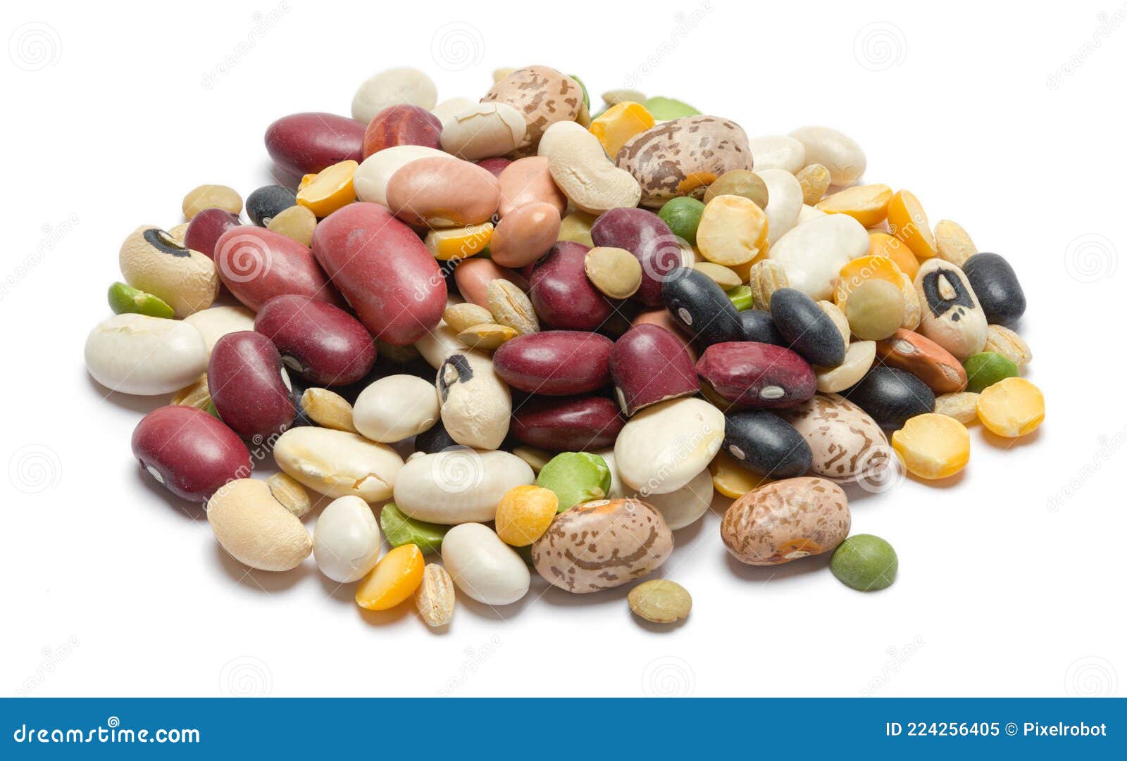 Bean Pile stock image. Image of food, heap, beans, pile - 224256405