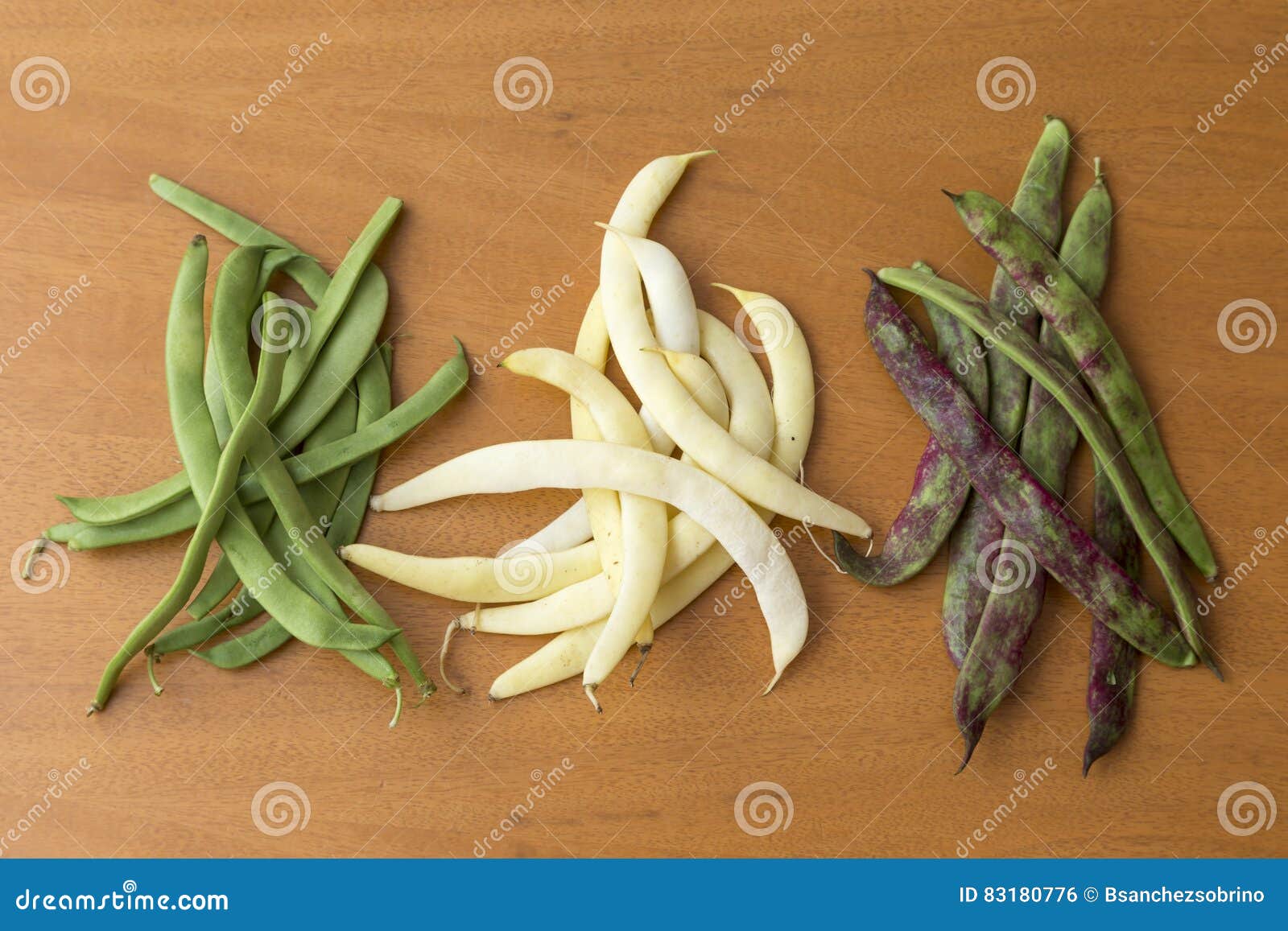Bean Pods of Different Colors Stock Photo - Image of vegetables, beans ...