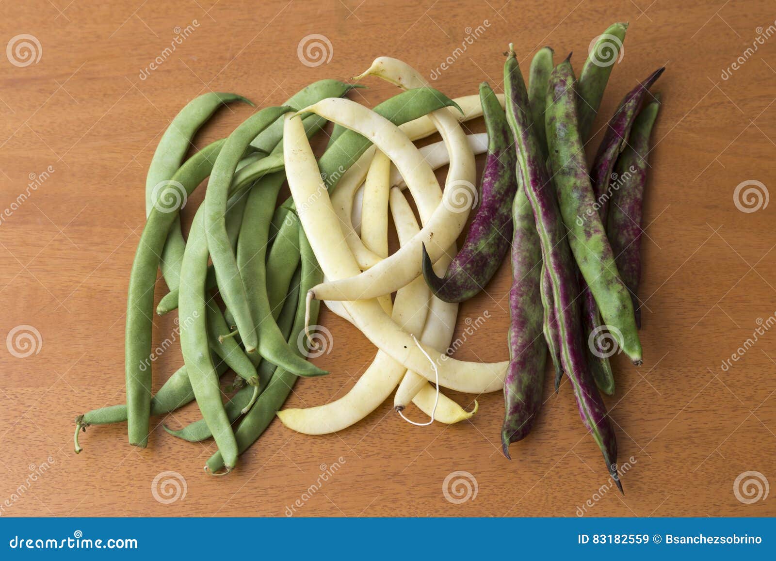 Bean Pods of Different Colors Stock Image - Image of colors ...