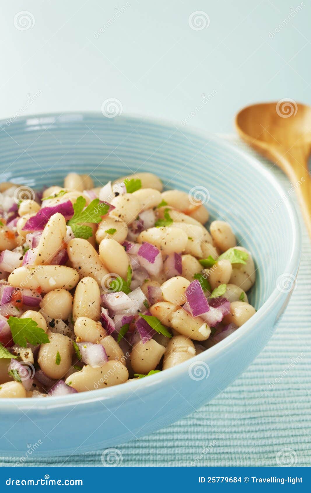 Bean Salad stock photo. Image of vertical, food, onion - 25779684