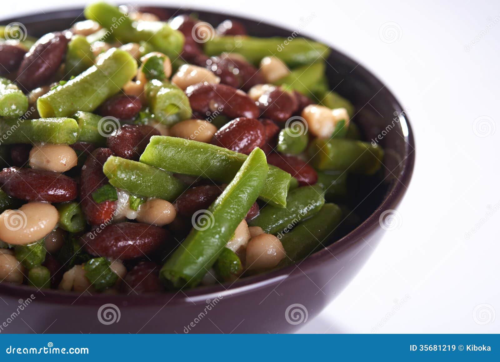 Bean salad stock image. Image of healthy, dish, vegetarian - 35681219