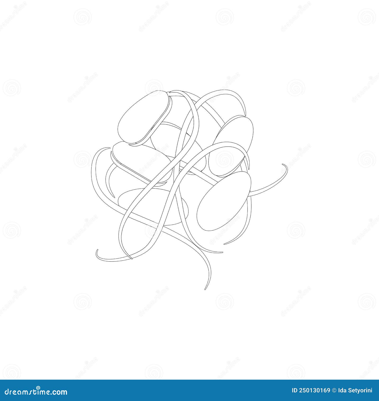 Bean Sprouts Icon Illustration Design Stock Illustration - Illustration ...