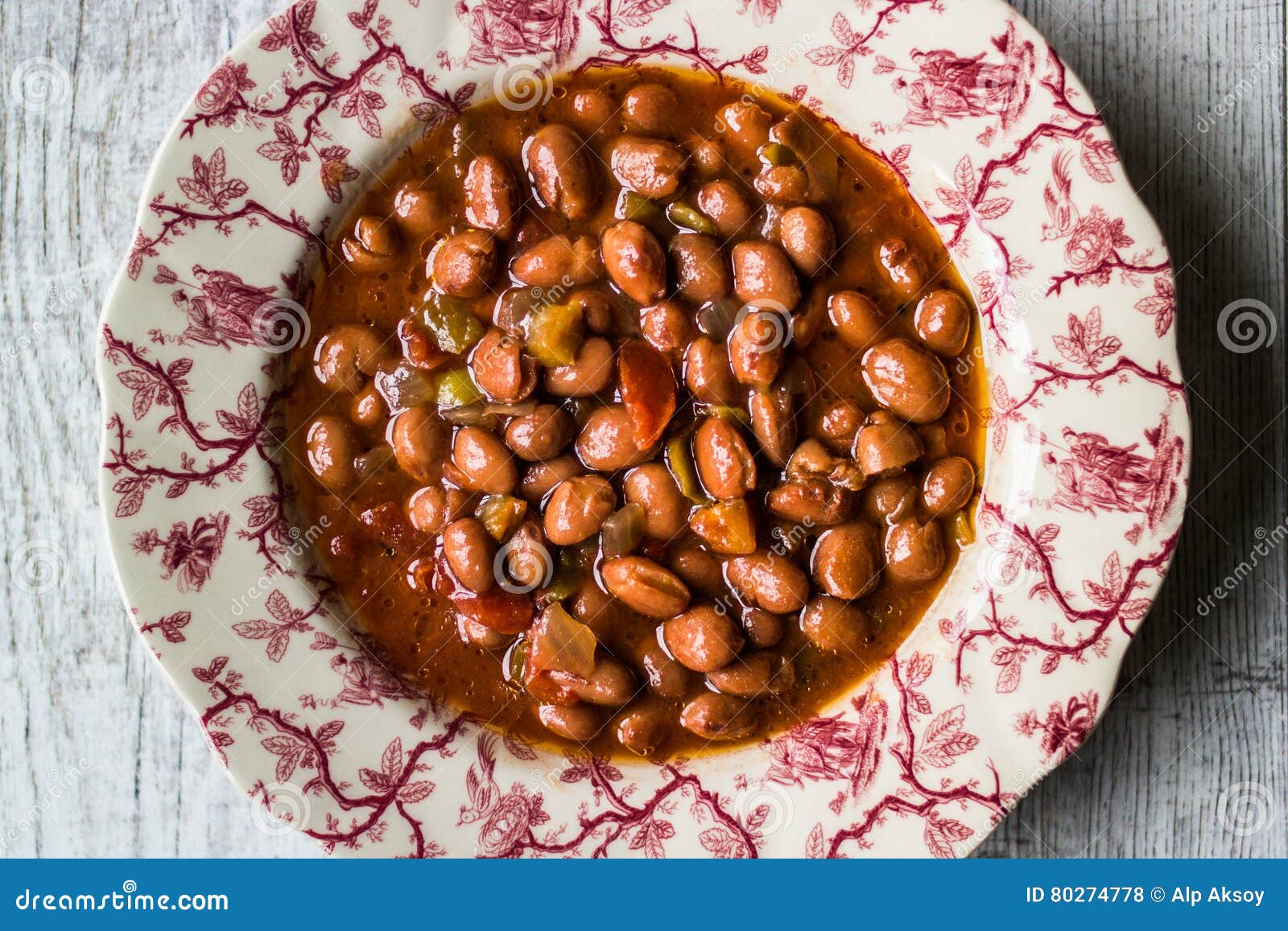 Bean Stew/turco Barbunya Pilaki Fotografia Stock - Immagine di dieta ...