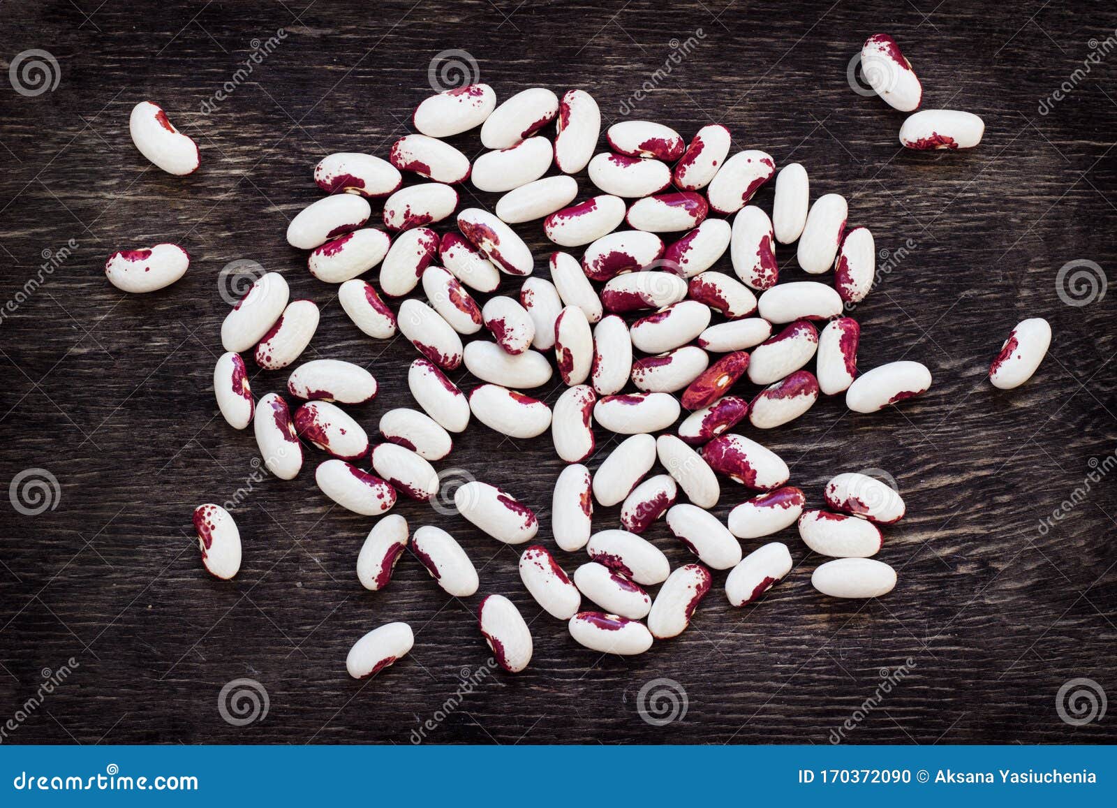 Beans Beans. Background from Multi-colored Beans. Wood Texture Stock ...