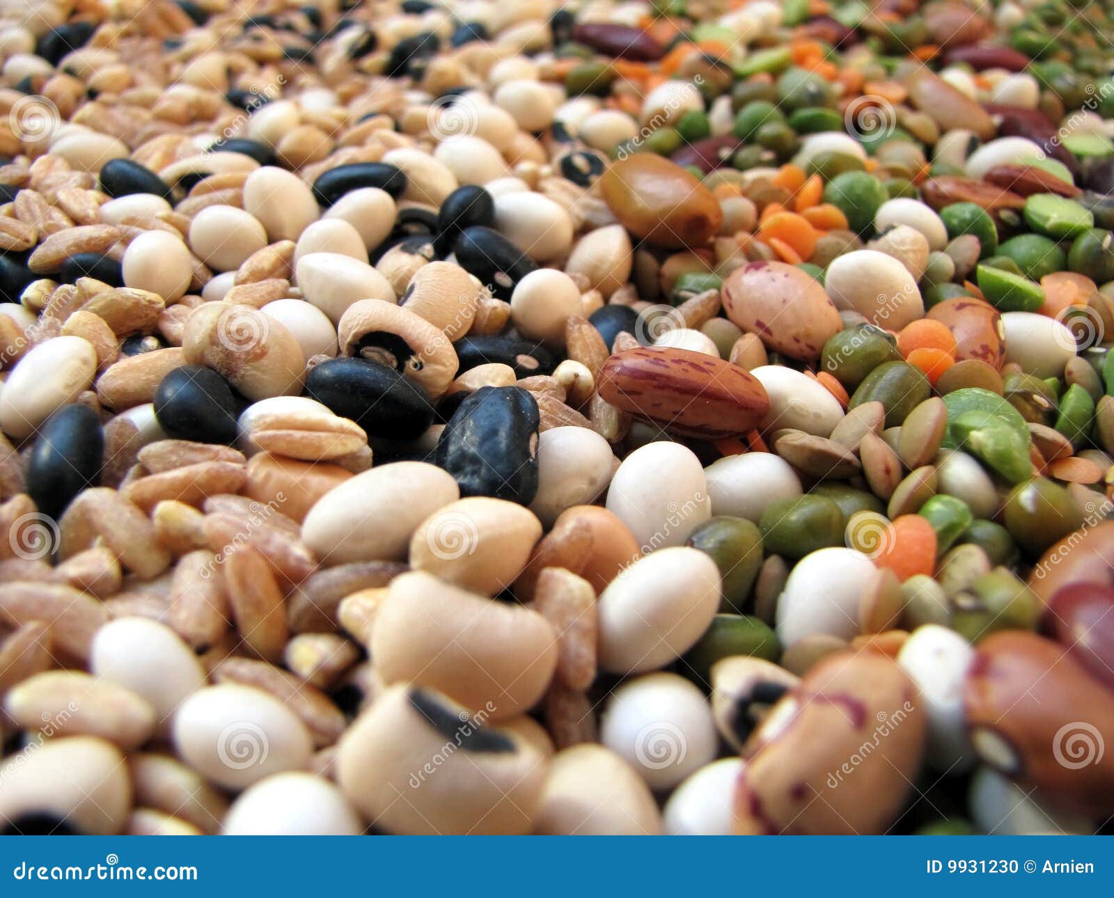 Beans and cereal stock photo. Image of colorful, peas - 9931230