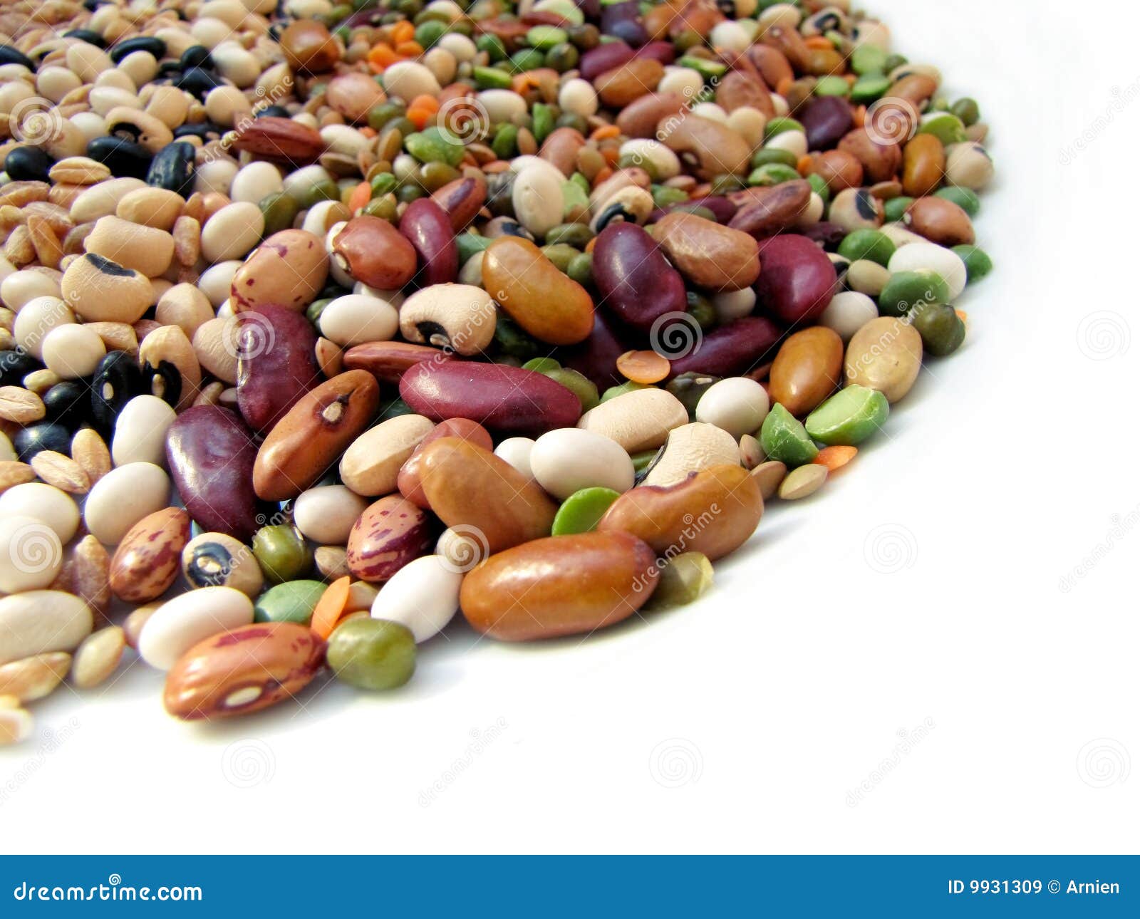 Beans and cereal stock image. Image of cereal, coloured - 9931309