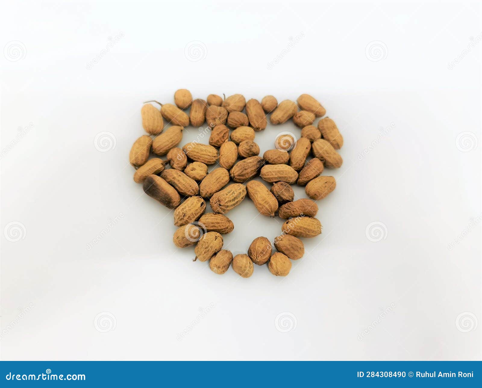 Groundnuts Isolated On White Background Royalty-Free Stock Photography ...