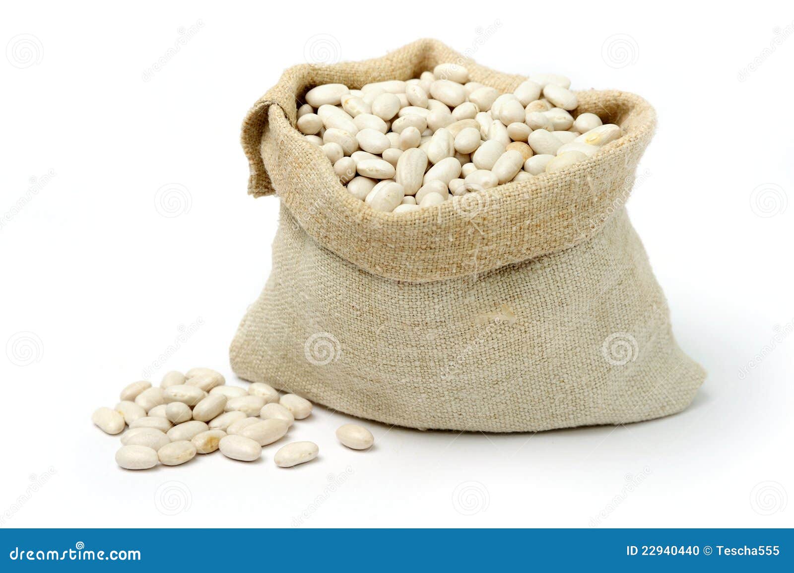 Beans in a sack stock photo. Image of crop, sack, dried - 22940440