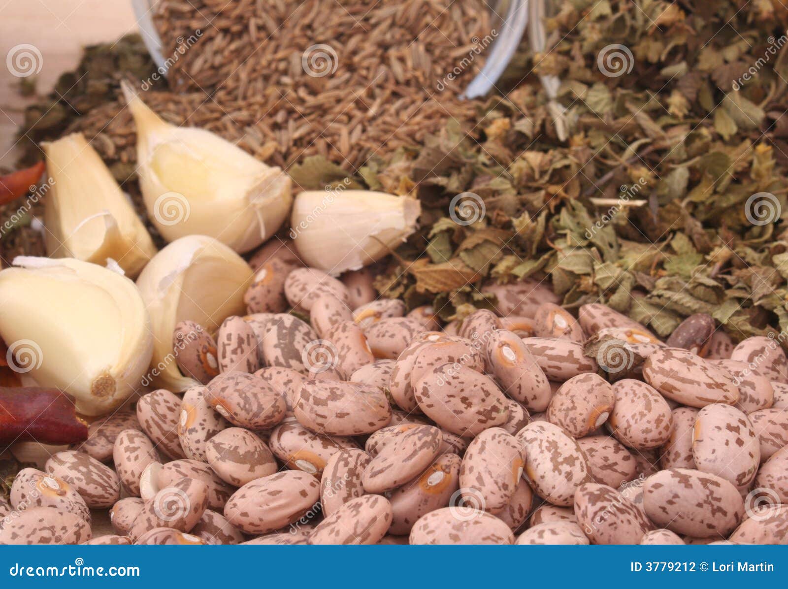 Beans and Spices stock photo. Image of beans, cuisine - 3779212