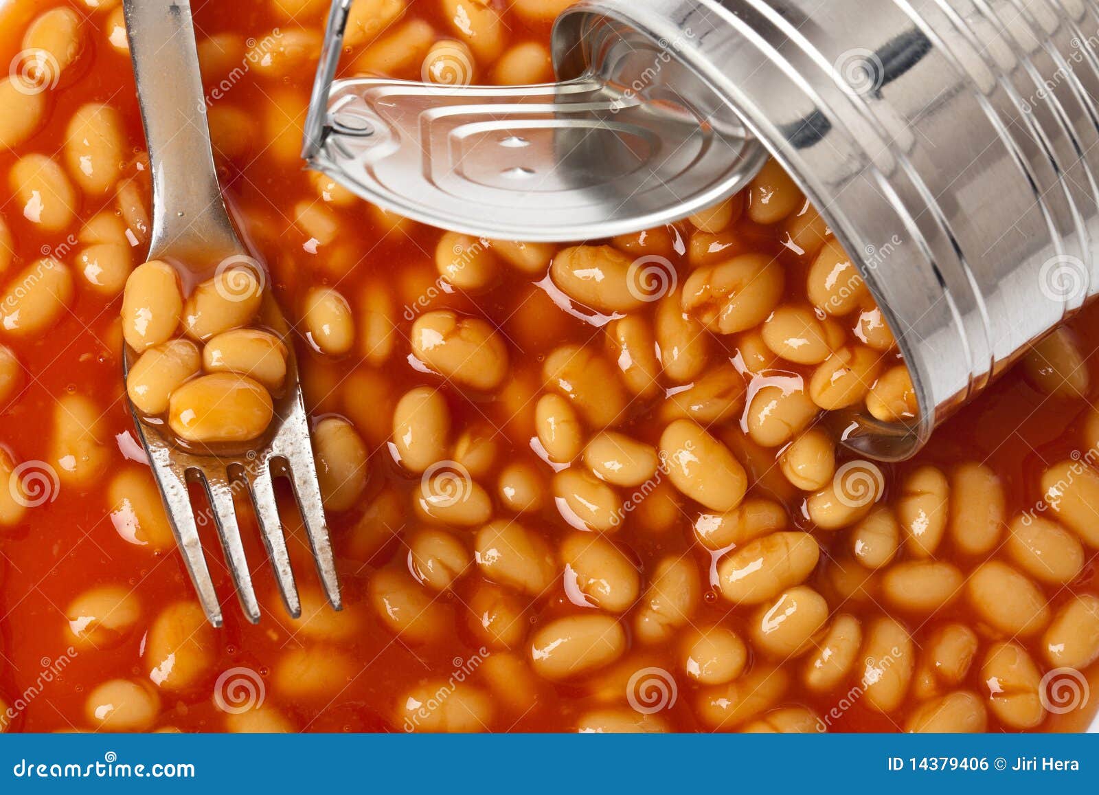 Beans in tin can stock photo. Image of baked, nutrition - 14379406