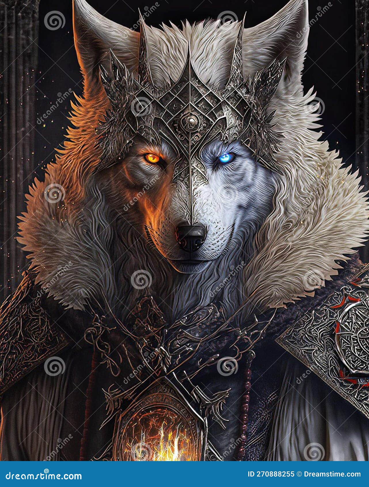 A bear with armor stock illustration. Illustration of animal - 270888255