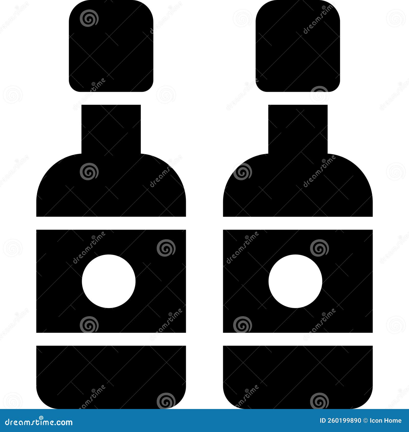 Bear Bottle Vector Glyph Icon. Modern Glyph Symbols. Collection of Traditional Elements Stock ...