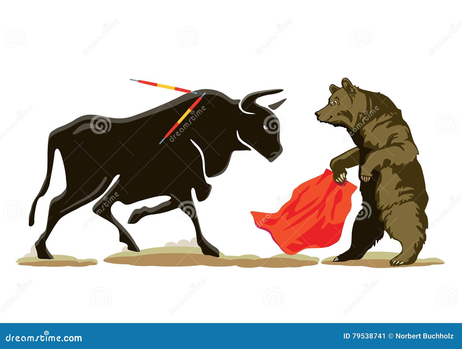 Bear Fighting Chinese Dragon Drawing Black And White Vector ...