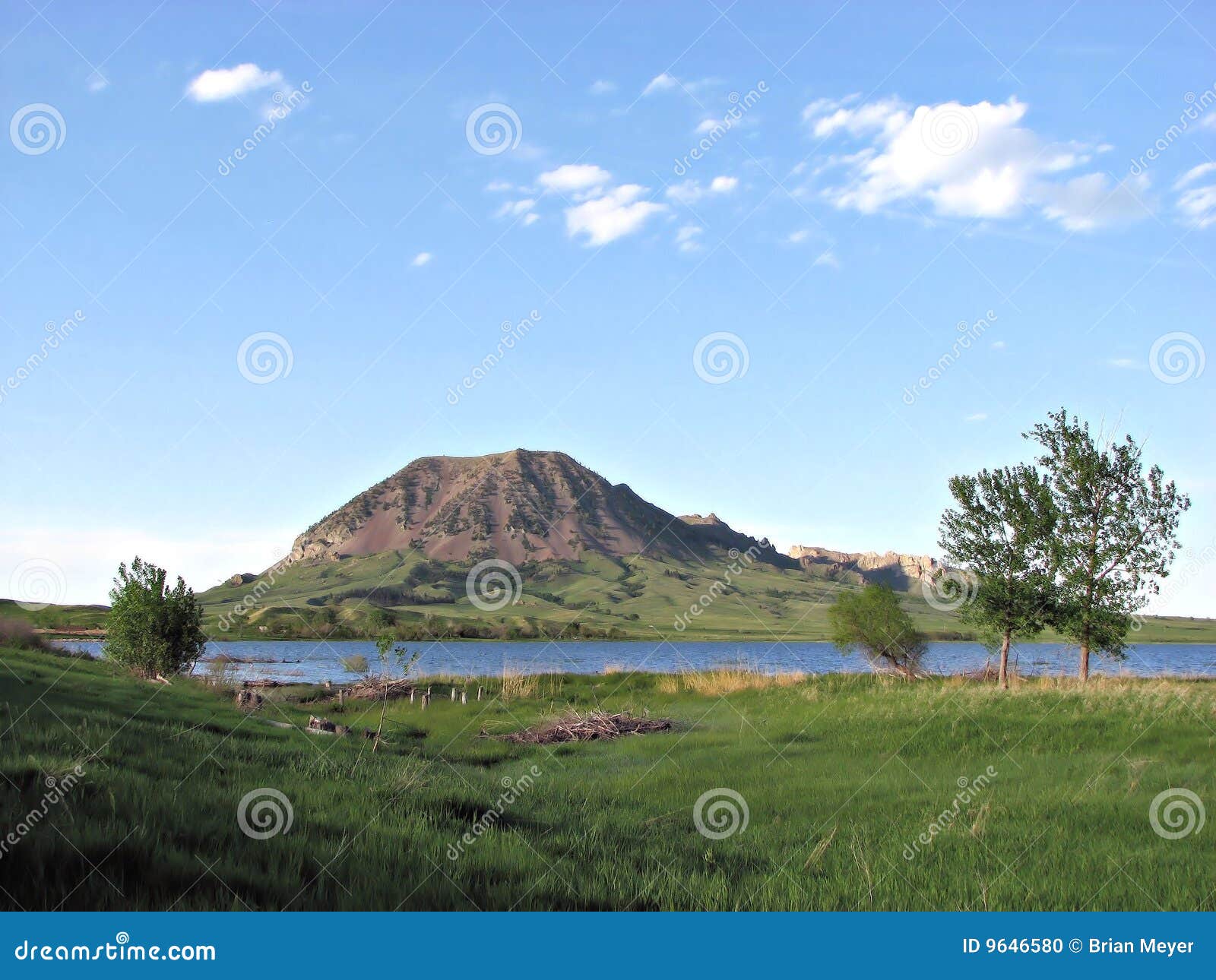 Bear Butte stock photo. Image of feild, medow, scenic - 9646580