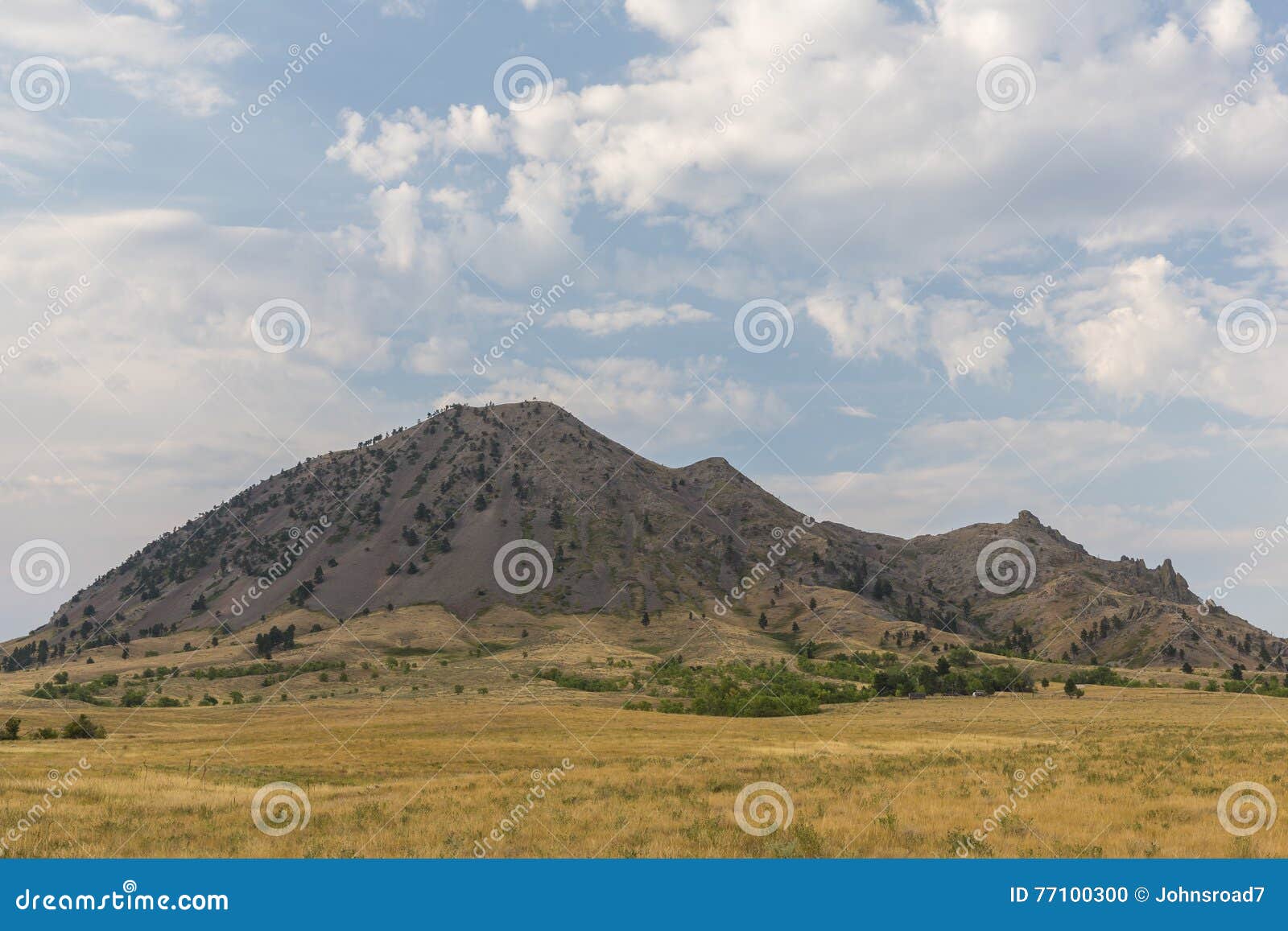 Bear Butte stock photo. Image of nature, park, west, monument - 77100300