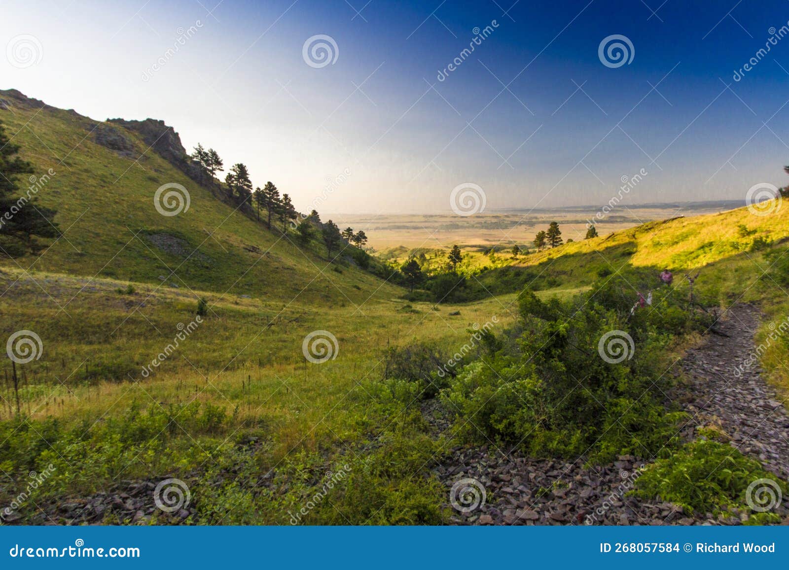 Views at Bear Butte State Park, South Dakota in Summer Stock Photo ...