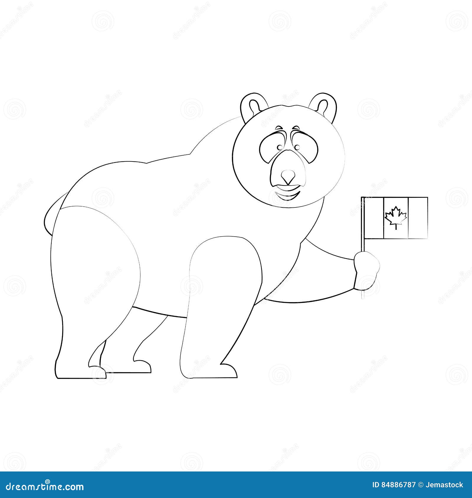 Bear cartoon icon stock vector. Illustration of male - 84886787