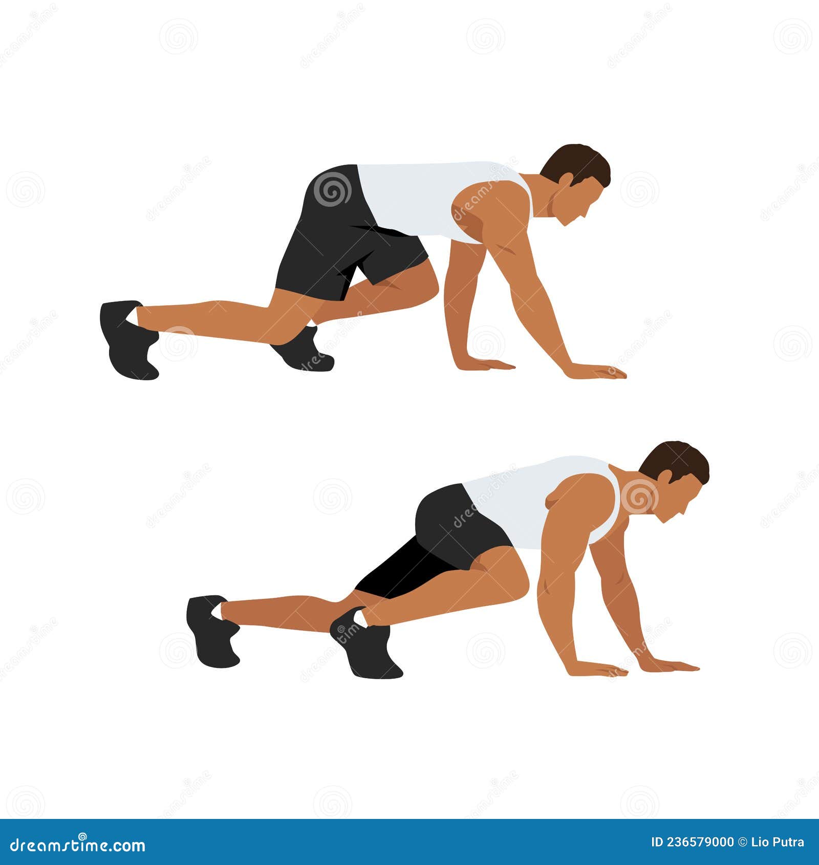 Bear Crawl Exercise