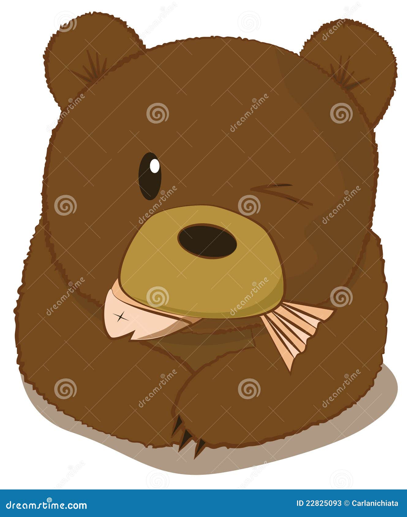 Bear Eating Fish Stock Illustrations – 191 Bear Eating Fish Stock ...