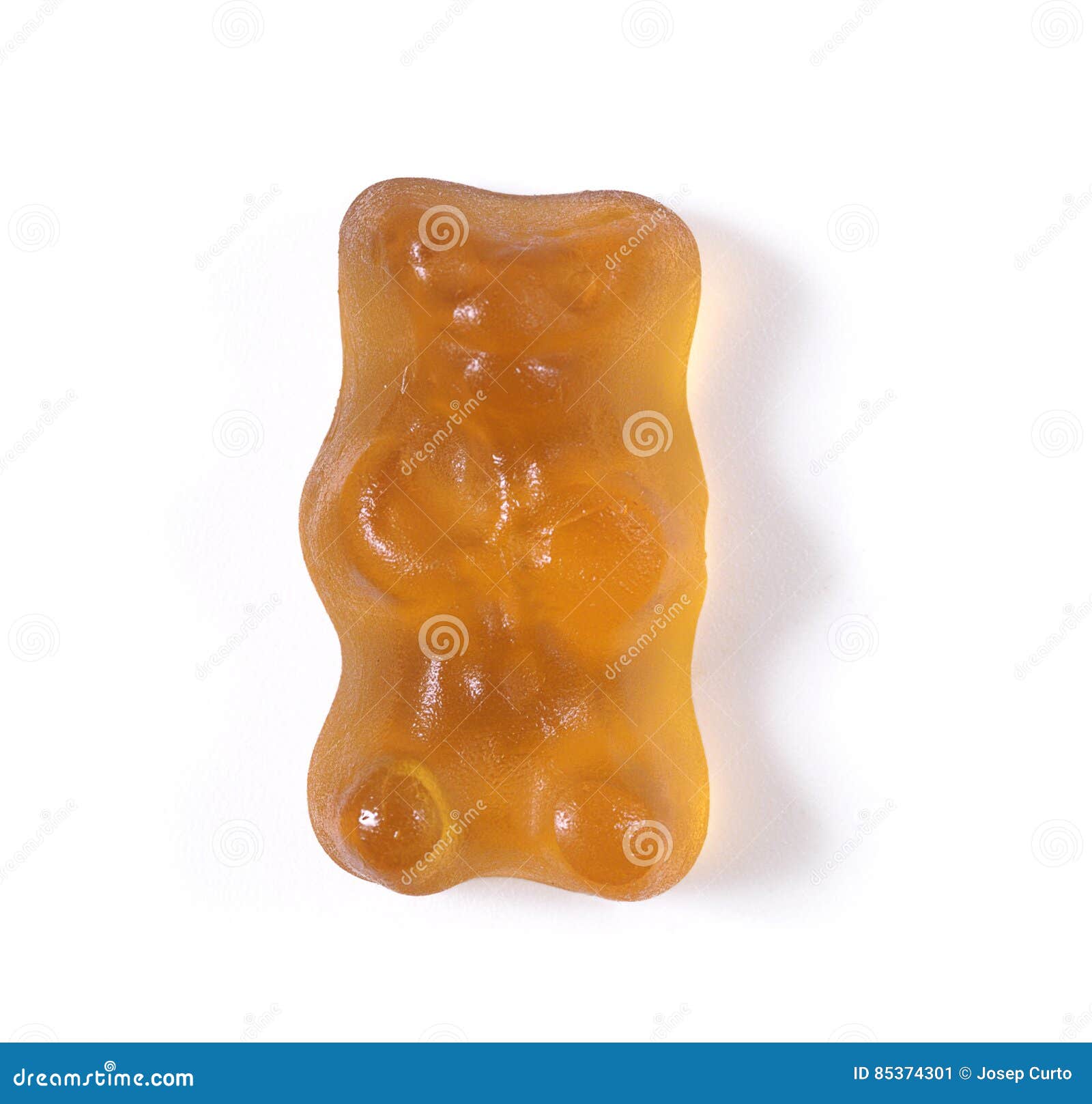 Bear gummy, editorial photo. Image of white, close, isolated - 85374301