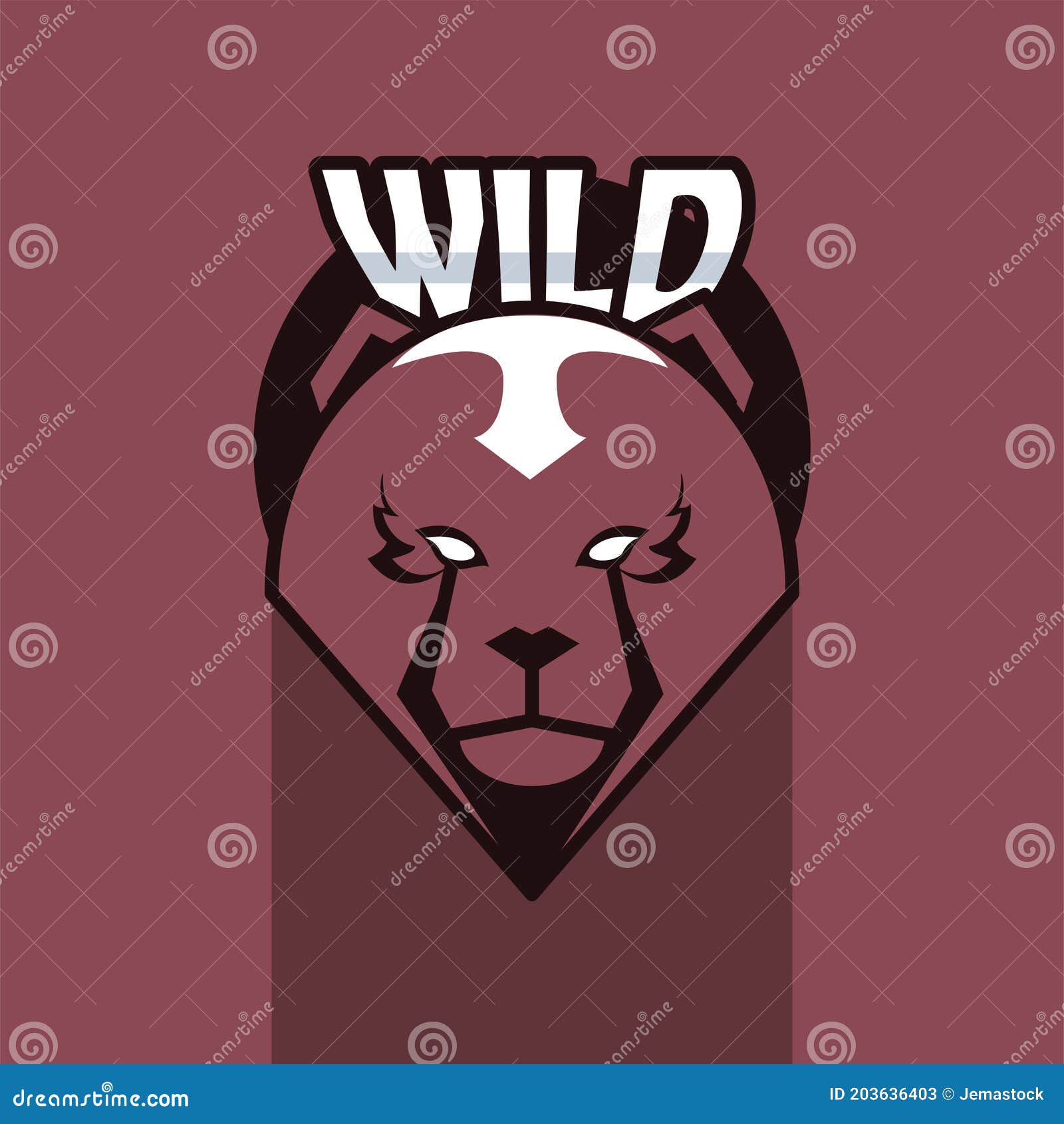 Wild - 3d Word Azure On White Background. Render Furry Letters. Hair ...