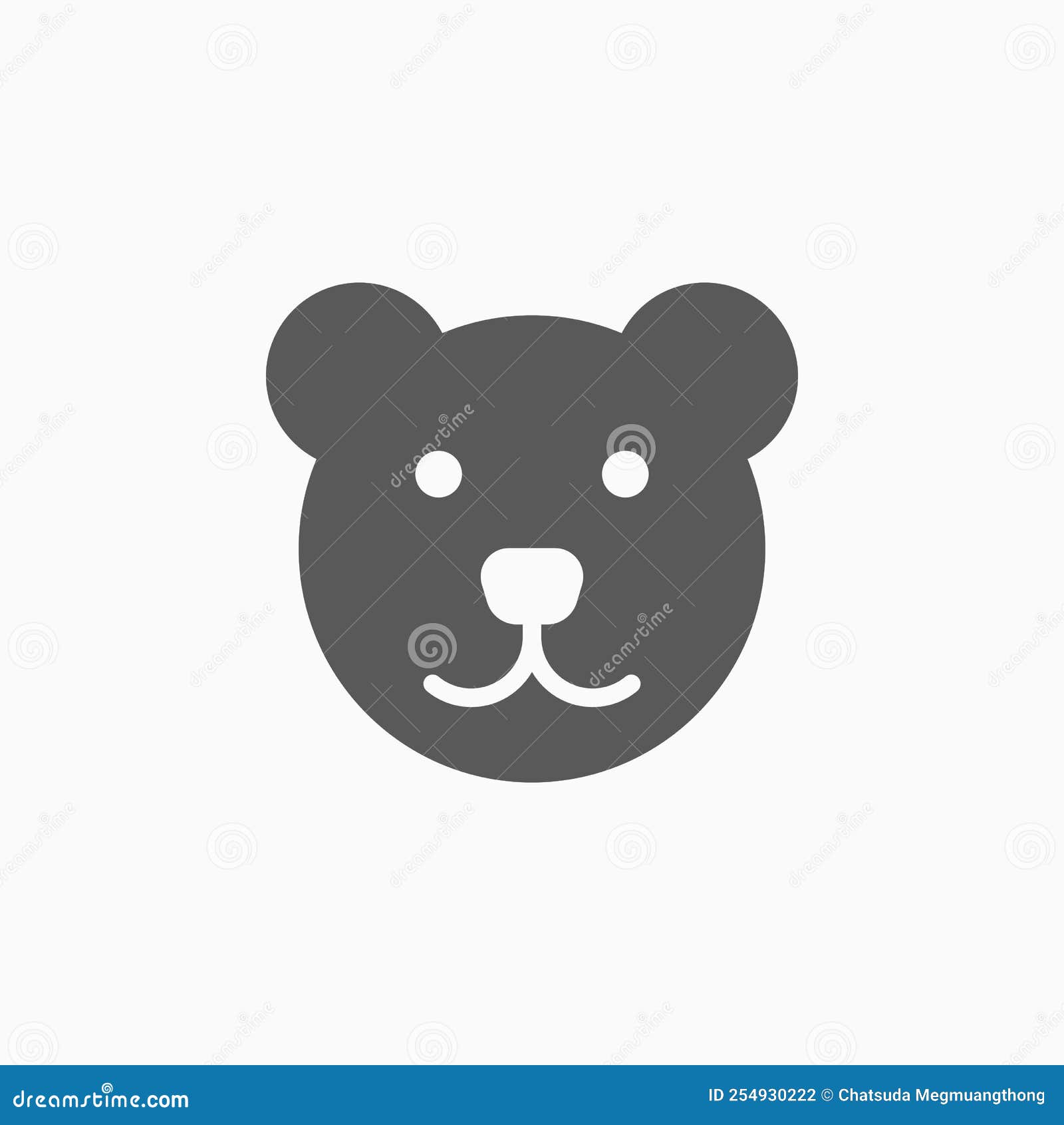 Bear Icon, Animal, Cartoon, Wildlife Stock Vector - Illustration of ...