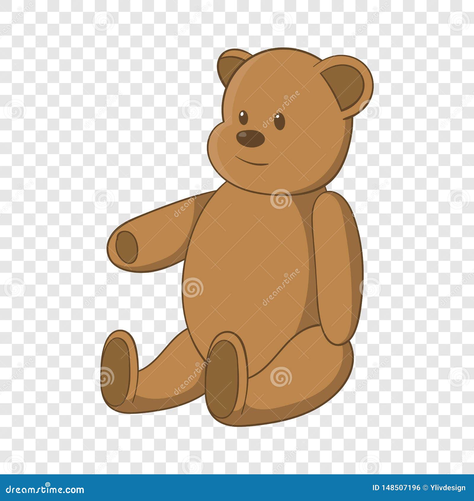 Bear icon, cartoon style stock vector. Illustration of brown - 148507196