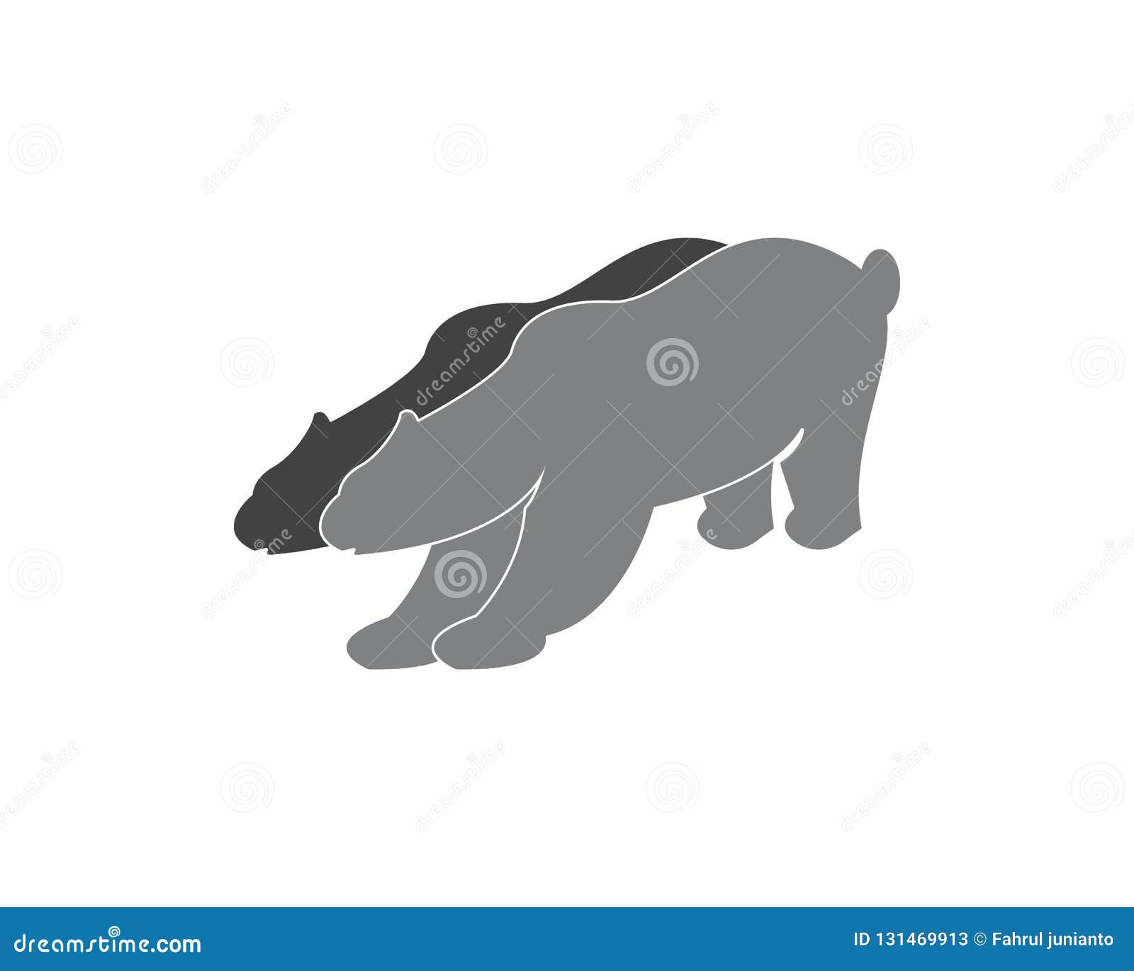 Bear Icon Logo Design Vector Illustration Stock Vector - Illustration ...