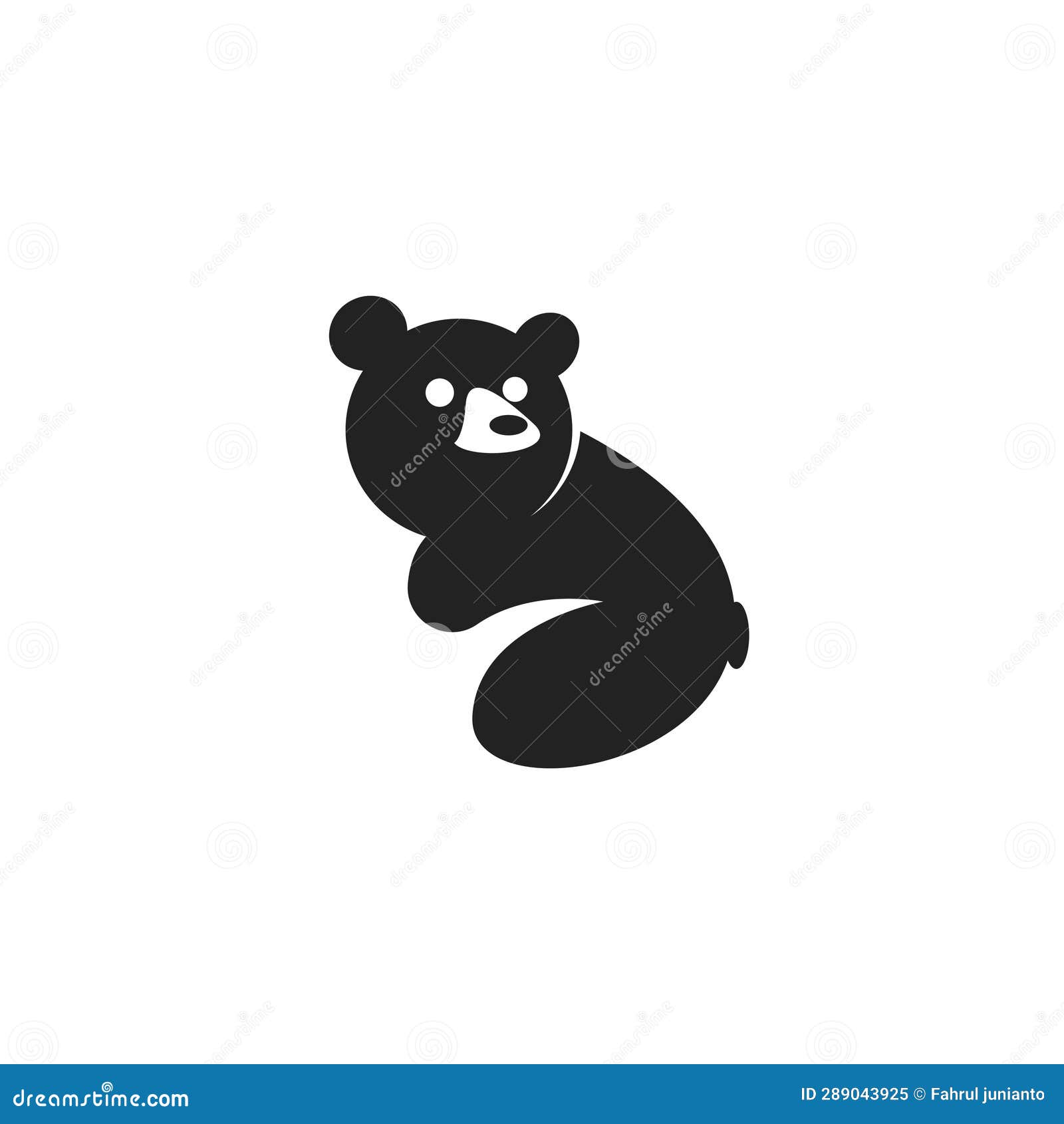 Bear Icon and Symbol Vector Template Illustration Stock Illustration ...