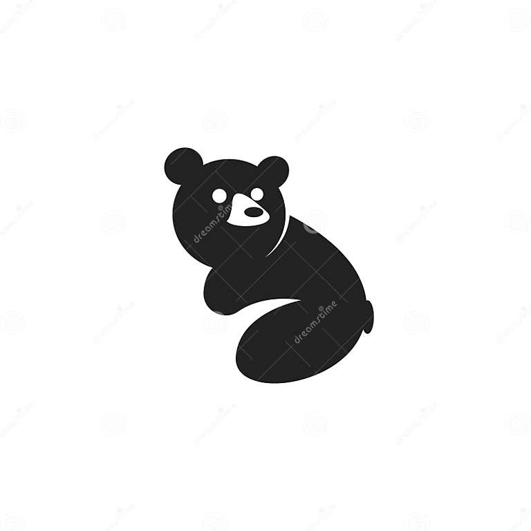 Bear Icon and Symbol Vector Template Illustration Stock Illustration ...