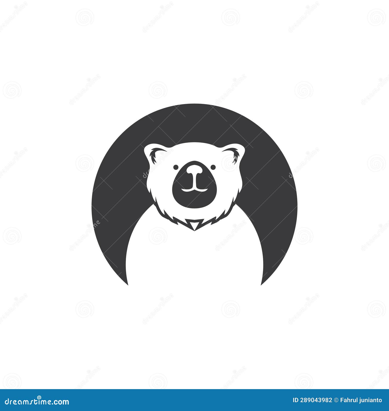 Bear Icon and Symbol Vector Template Illustration Stock Illustration ...