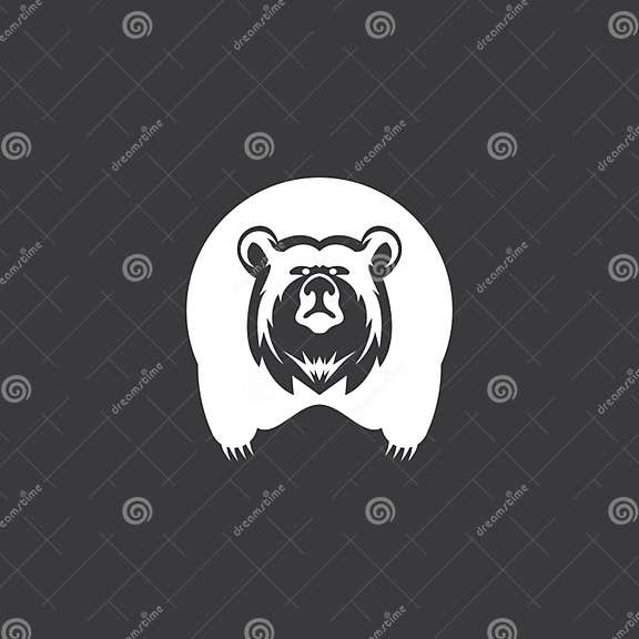 Bear Icon and Symbol Vector Template Illustration Stock Illustration ...