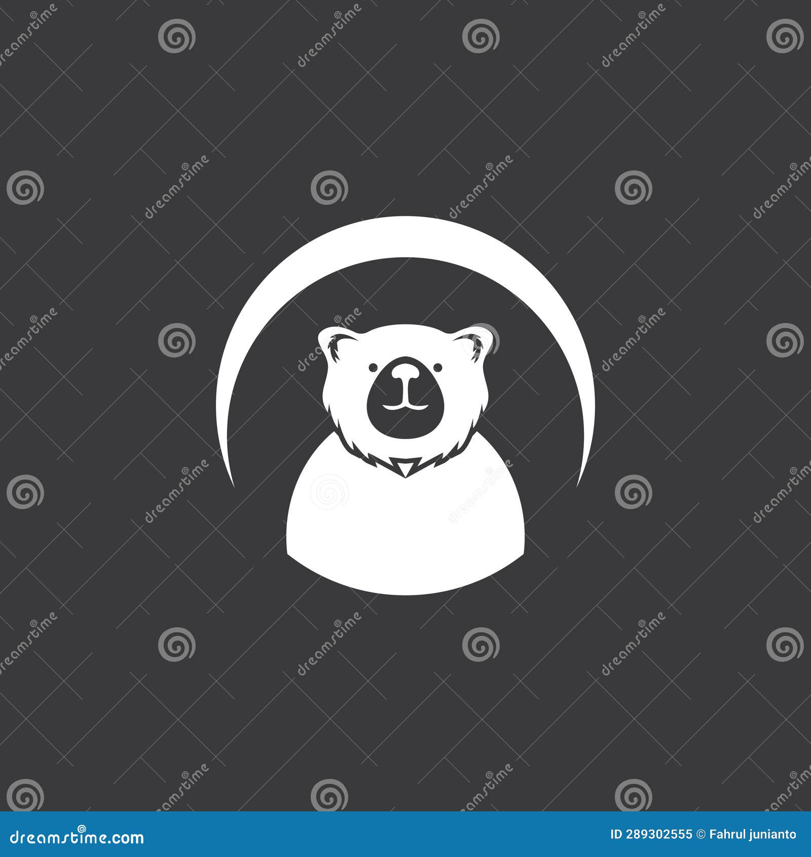 Bear Icon and Symbol Vector Template Illustration Stock Illustration ...