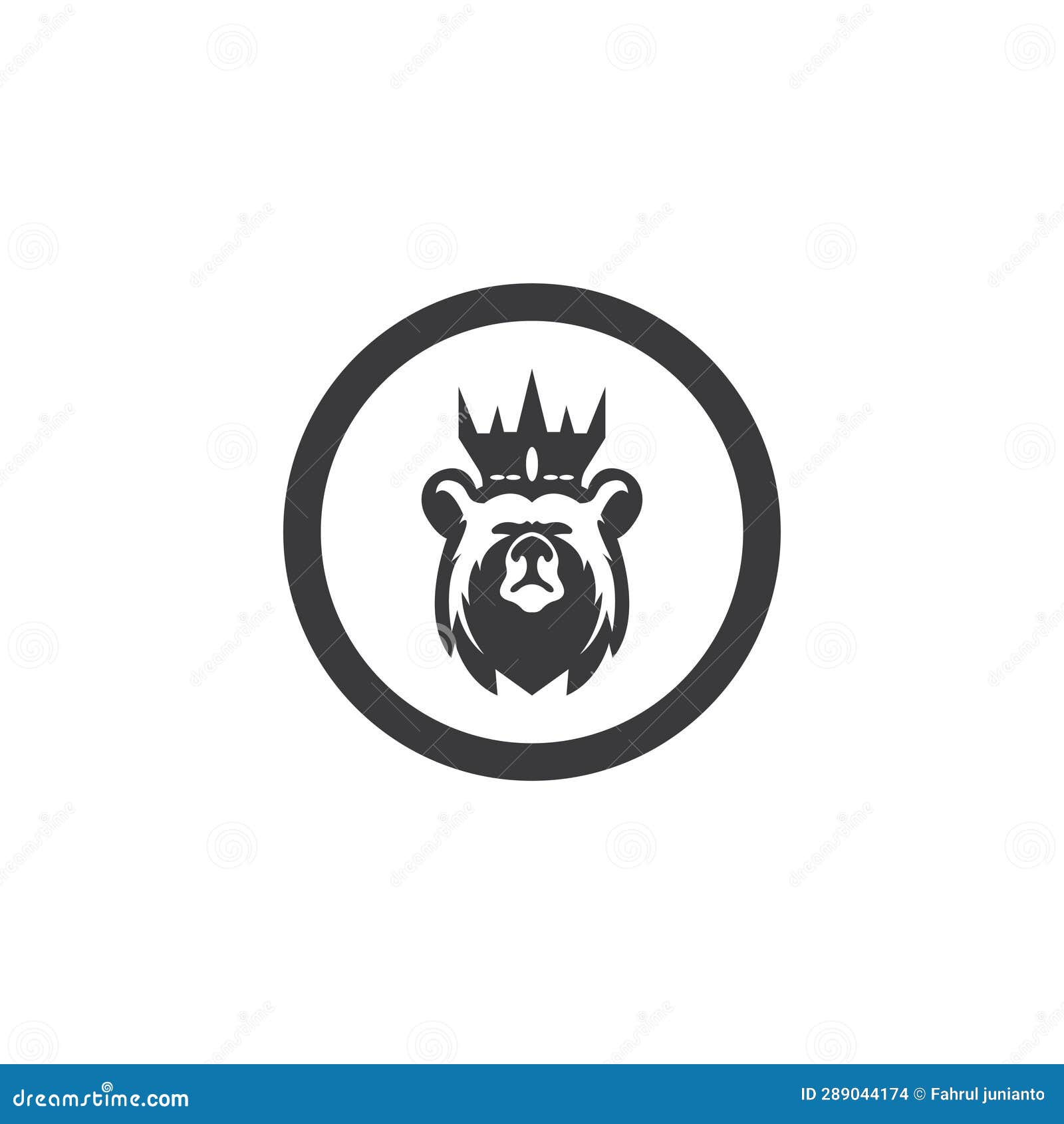 Bear Icon and Symbol Vector Template Illustration Stock Illustration ...