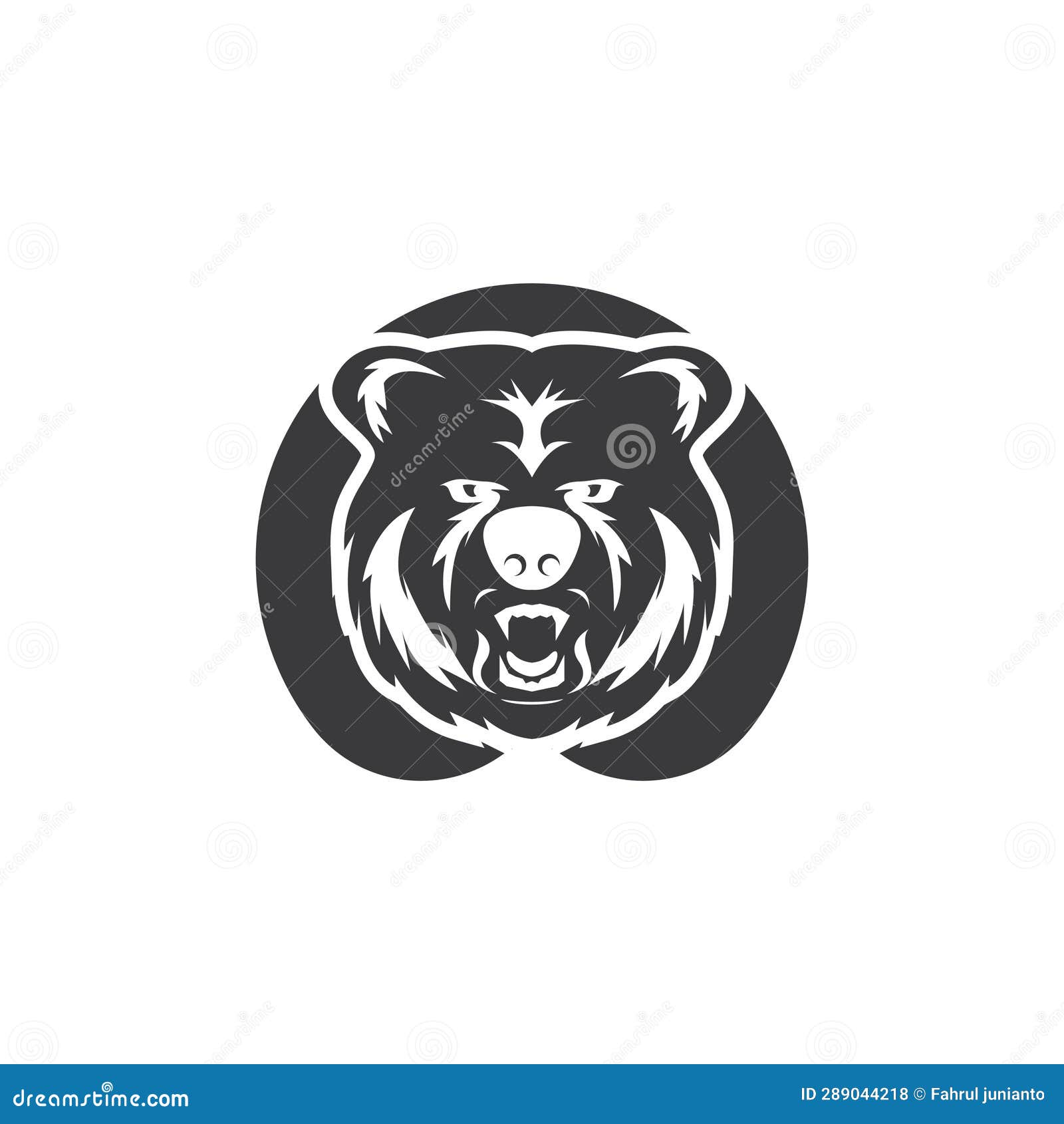 Bear Icon and Symbol Vector Template Illustration Stock Illustration ...