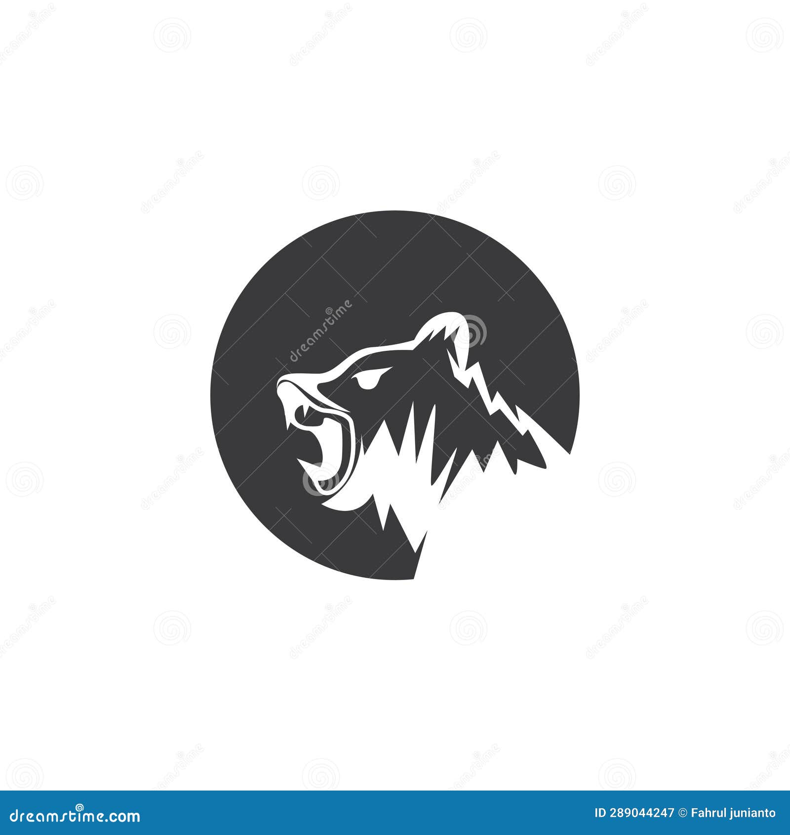 Bear Icon and Symbol Vector Template Illustration Stock Vector ...