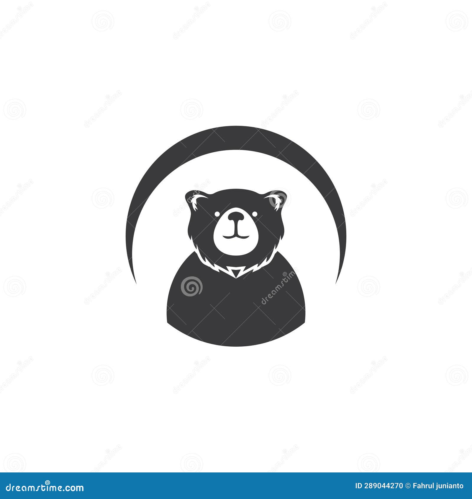 Bear Icon and Symbol Vector Template Illustration Stock Illustration ...