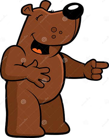 Bear Laughing stock vector. Illustration of animal, joke - 13573672