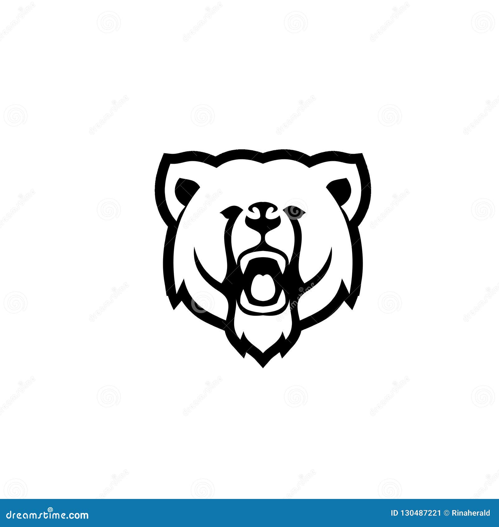 Bear Logo Icon Designs Illustration Stock Illustration - Illustration ...