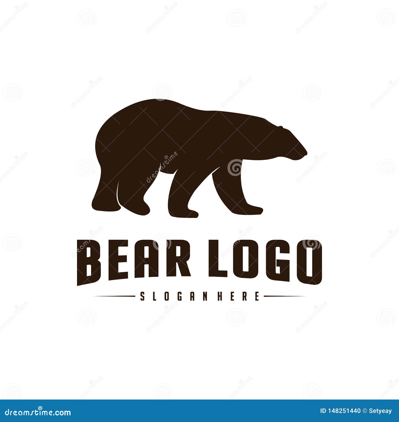 Bear Logo Icon Designs Vector. Bears Logo Concepts Stock Vector ...