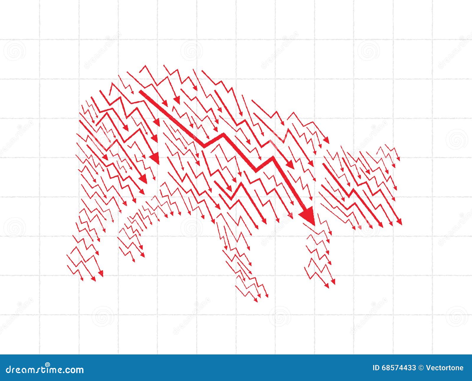 Bear Market in Stock Exchange. Stock Vector - Illustration of abstract ...
