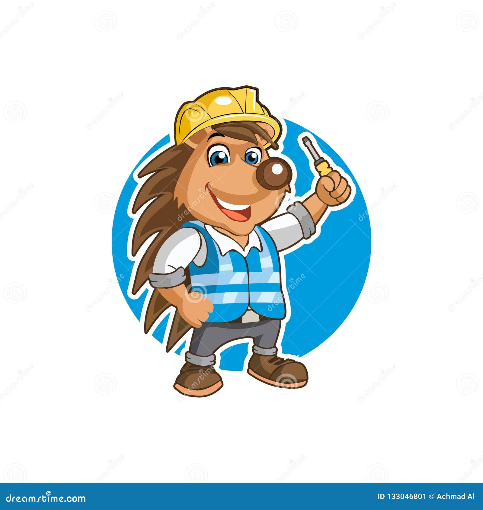 Funny Construction Bear Mascot Logo Stock Illustrations – 13 Funny ...