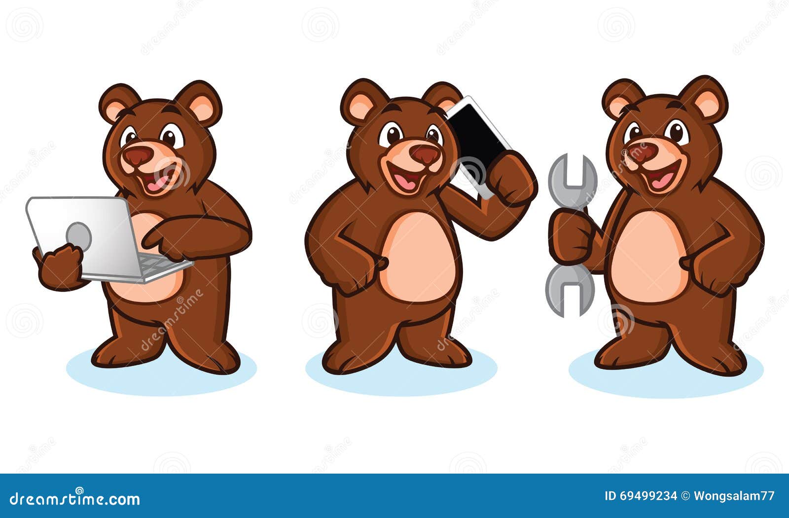 Bear Mechanics Repairing The Car Dot-to-dot Picture Puzzle And Coloring ...