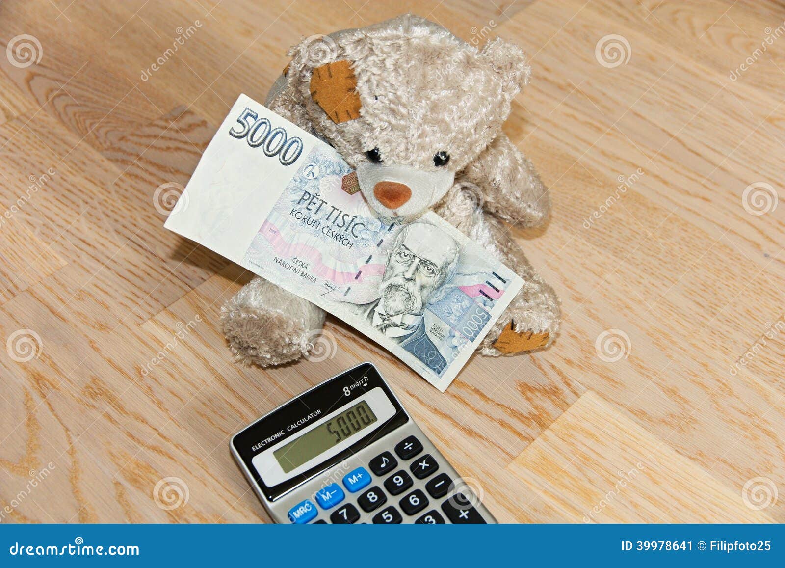 Bear with money stock image. Image of income, banknotes - 39978641