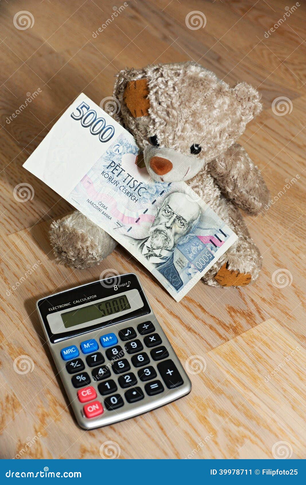 Bear with money stock image. Image of earnings, economic - 39978711