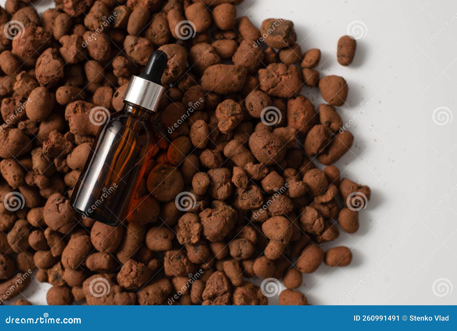 Bear Oil Man on Broun Stone. Man Oil for Beard. Stock Image - Image of ...