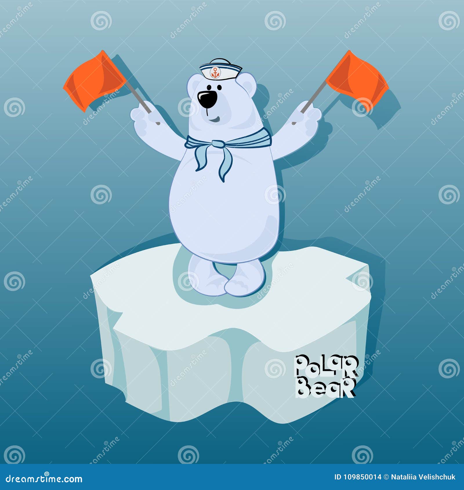 Sos Semaphore Flags And Text On Blue Background. Vector Illustration ...