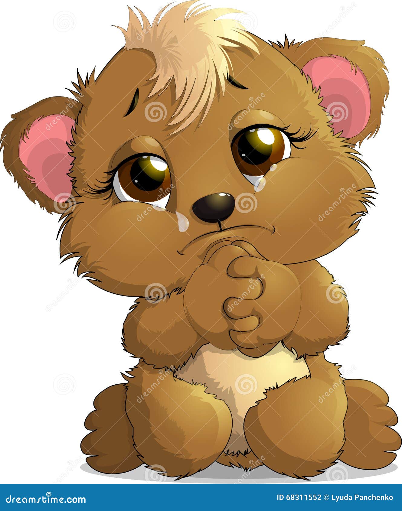 Crying Teddy Bear Drawing