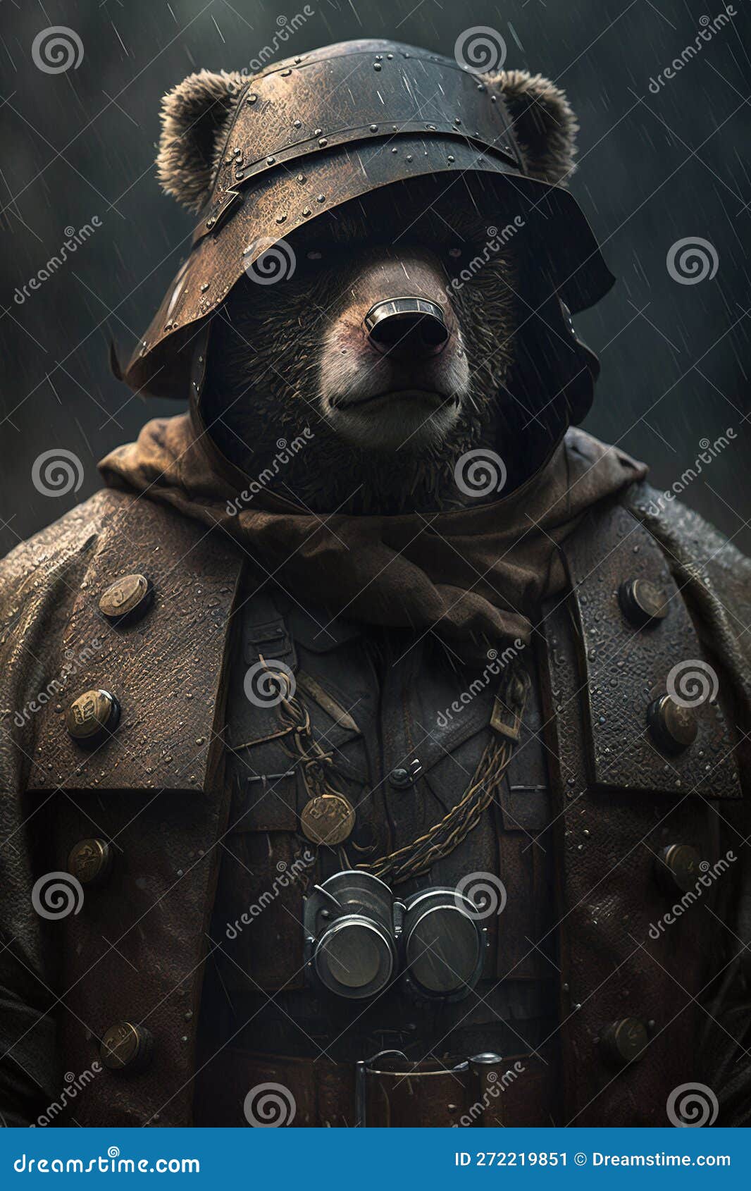 Bear Soldier In Military Exercise Royalty-Free Stock Image ...