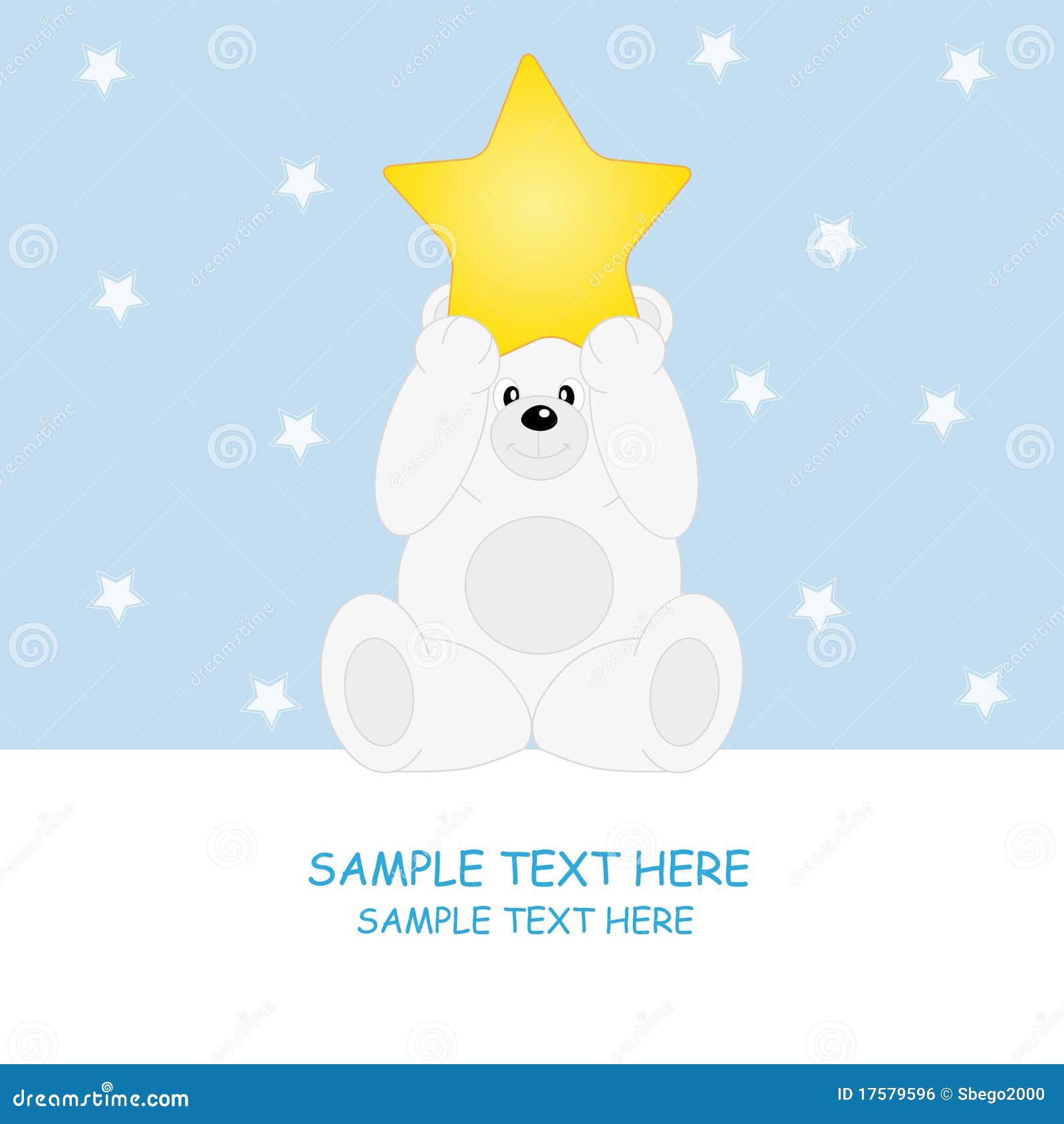 Bear-star stock vector. Illustration of advertisement - 17579596